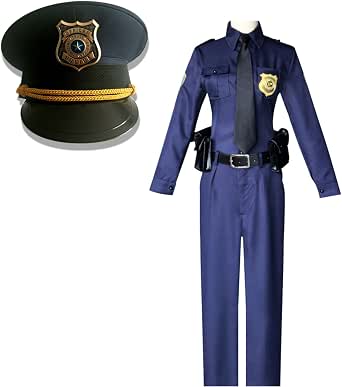 Amazon.co.jp: [Hicosplay] Zootopia Cosplay Costume, Judy Hopps Police ...