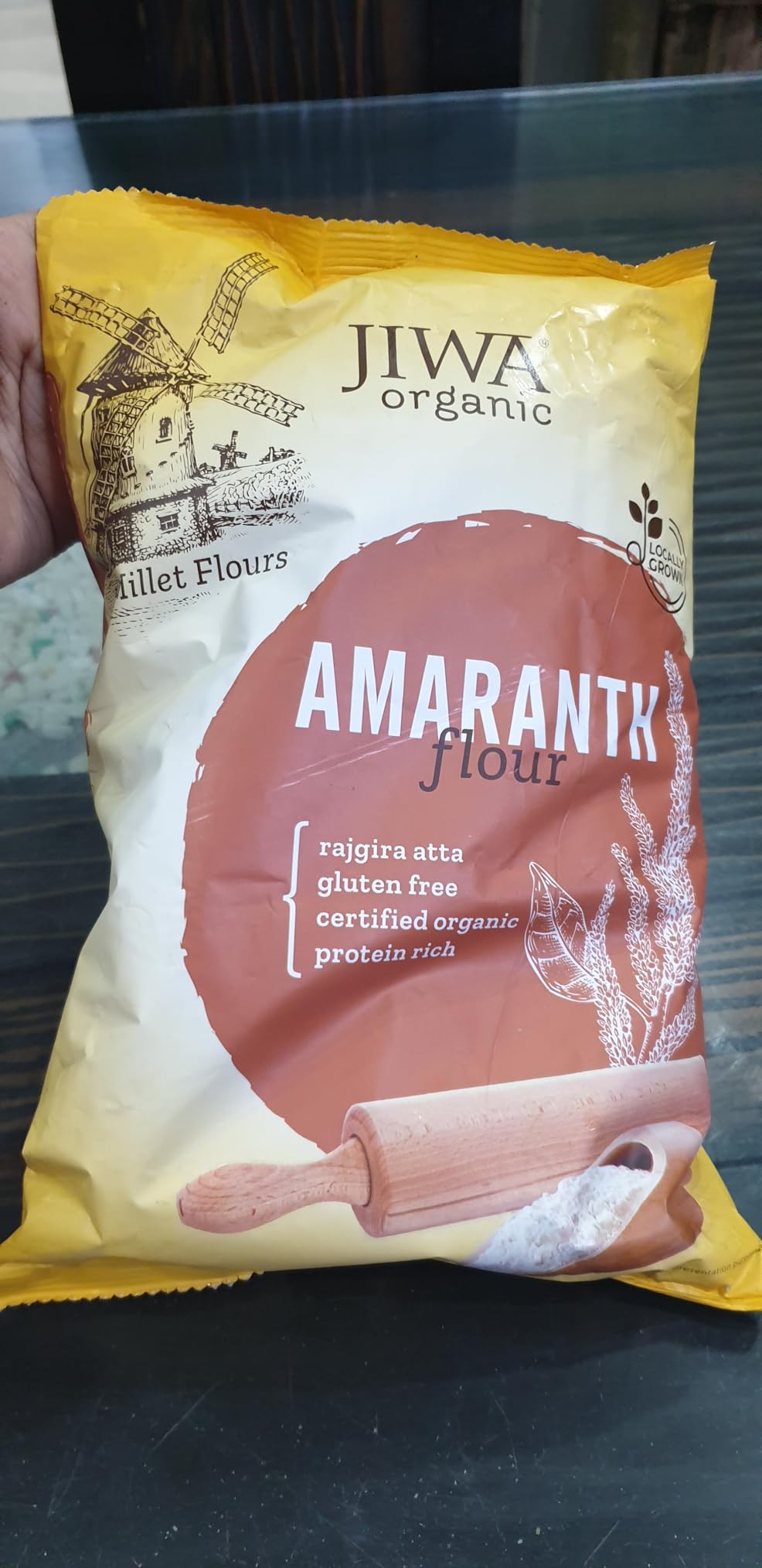 JIWA healthy by nature 30 Degree Amaranth Flour / Atta| Patented Cold ...