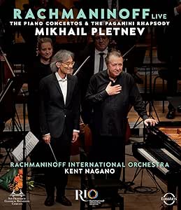 Rachmaninoff Live - The Piano Concertos & The Paganini Rhapsody: Amazon.co.uk: Mikhail Pletnev ...