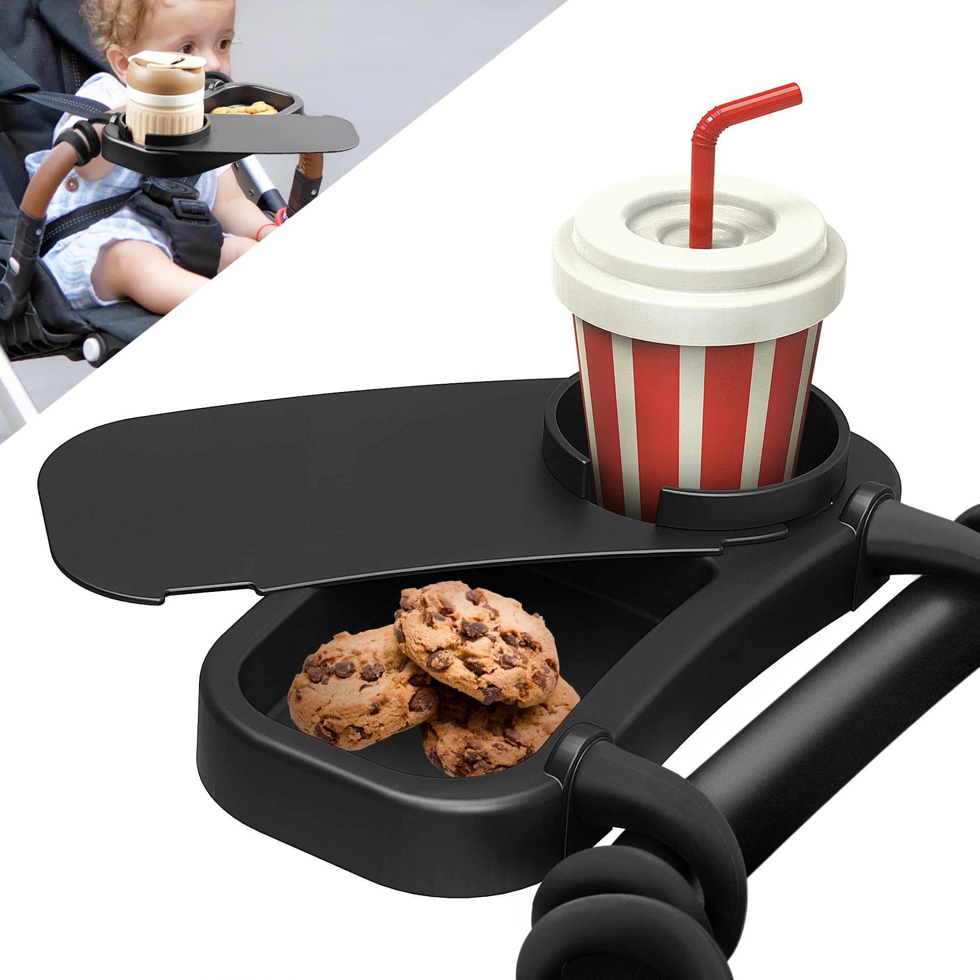 Amazon.com: Master Show Universal Stroller Tray with Dust Cover and ...