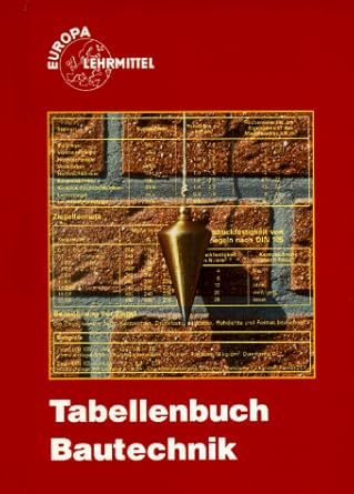 Tabellenbuch Bautechnik: Peter Peschel: 9783808542545: Amazon.com: Books