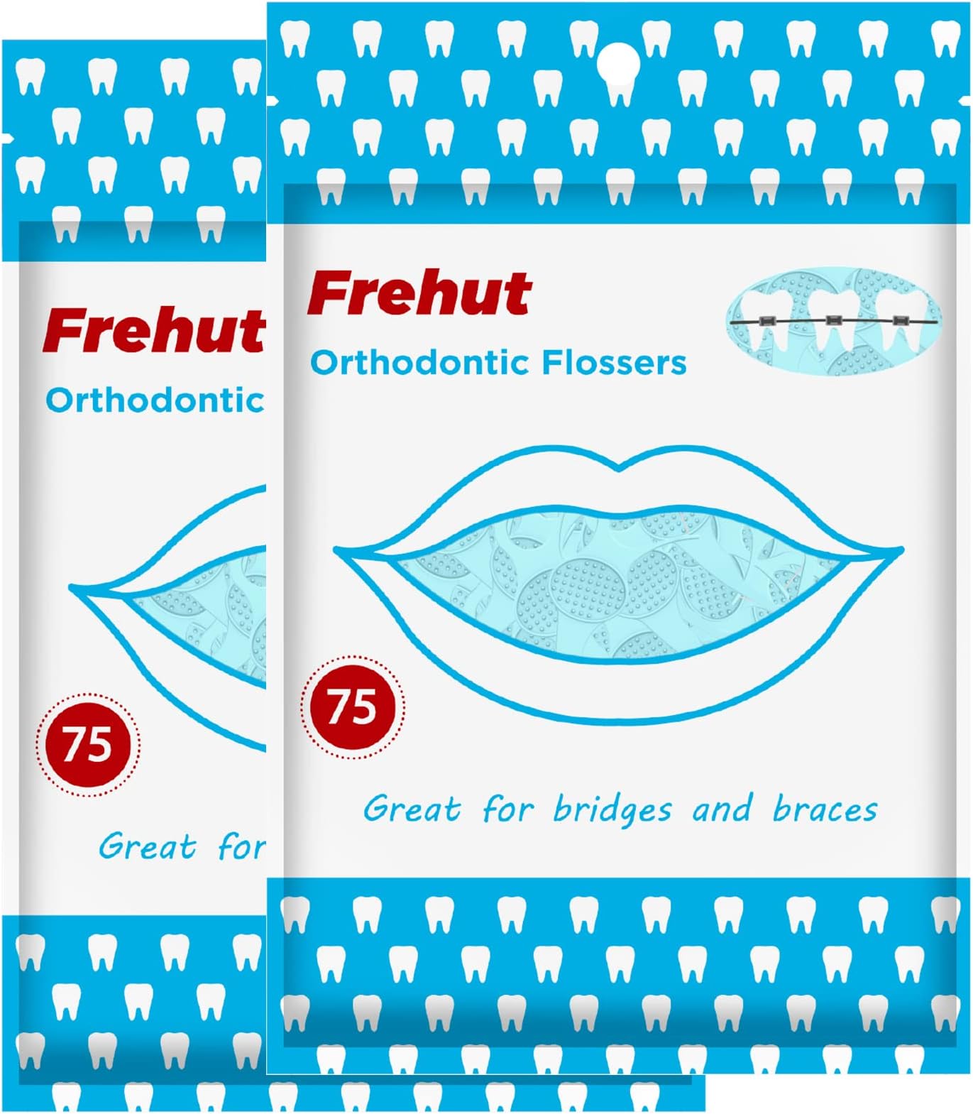 Amazon.com : The Harp Orthodontic Reusable Flosser 4 pack Multipack ...