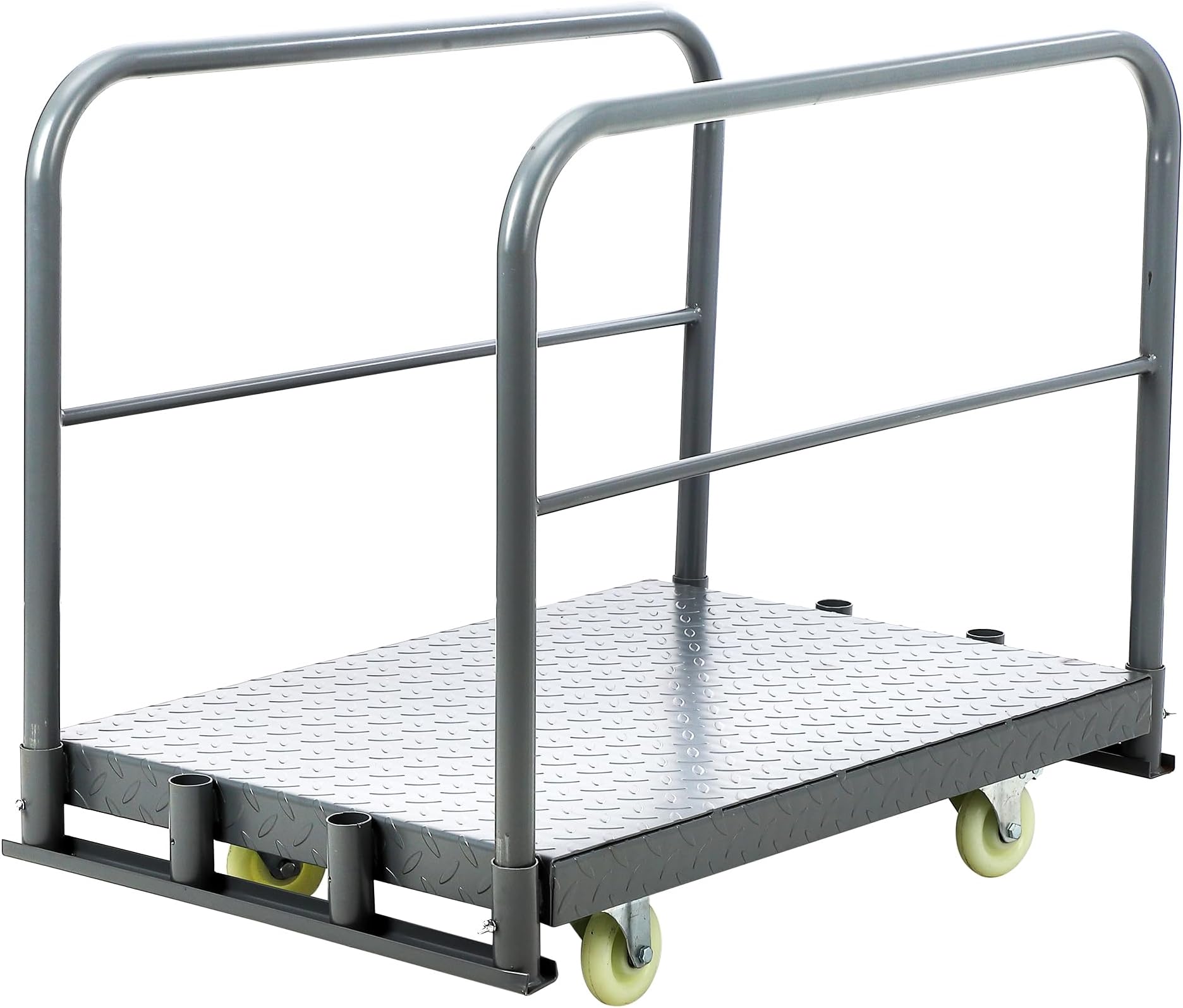 Amazon.com: Garvee Steel Panel Truck Cart 2000 lbs Heavy Duty Platform ...