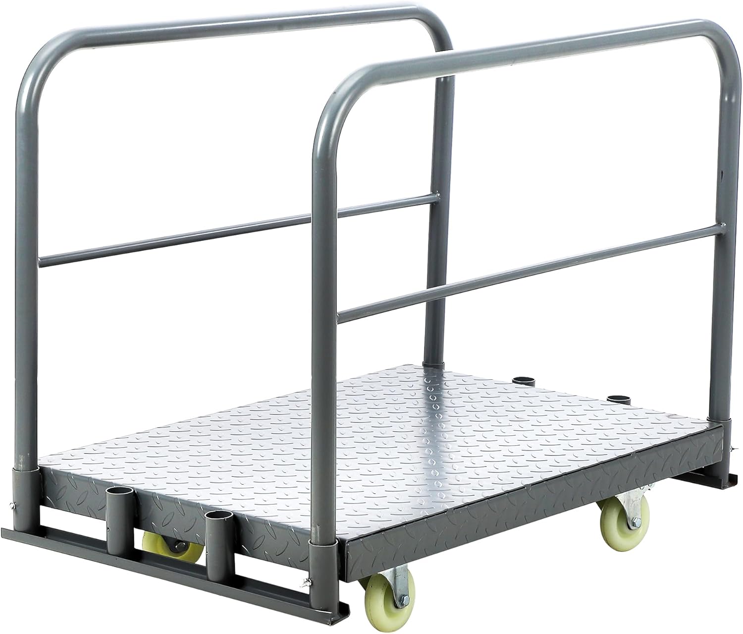 Amazon.com: 2 in 1 Steel Panel Truck Cart with Brake Wheel, Heavy Duty ...