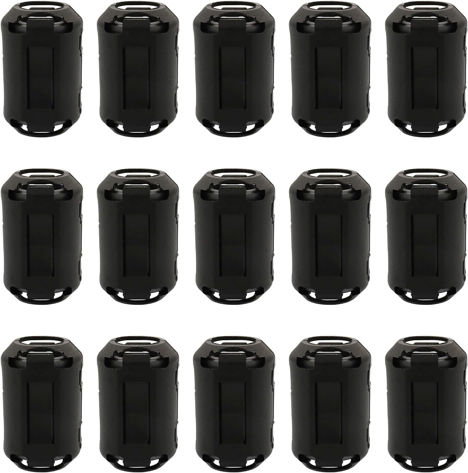 Amazon.com: 15Pcs Clip-on Ferrite Ring Core RFI EMI Noise Suppressor ...