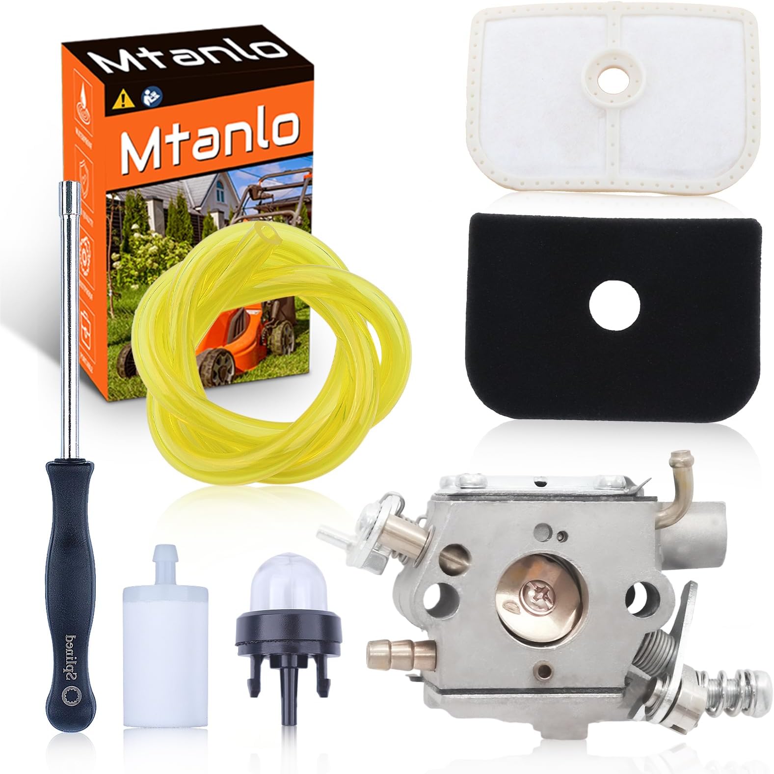 Amazon.com: Mtanlo Carburetor For Husqvarna 584901401 525L 525LS 525LST ...