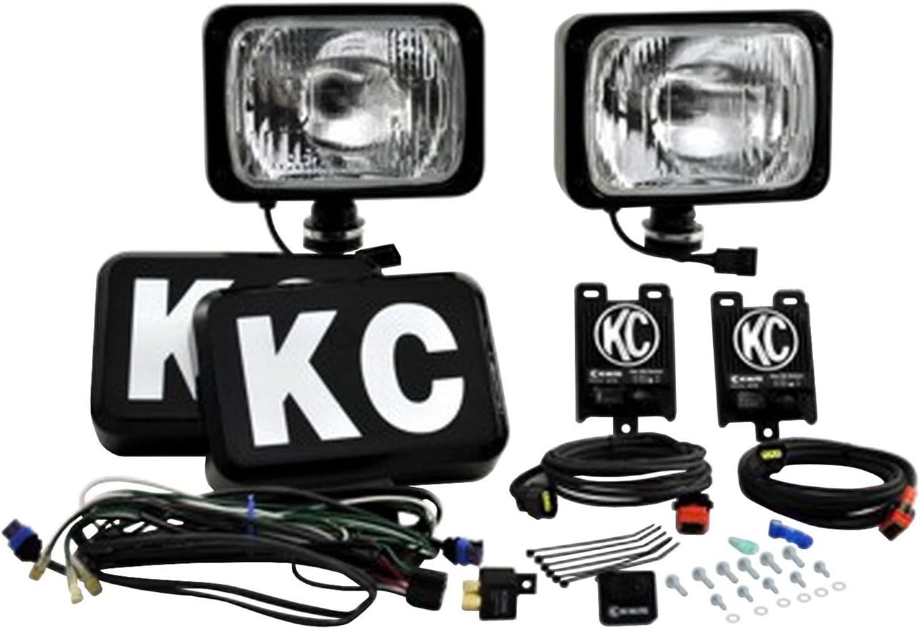 Amazon.com: KC HiLiTES 263 6x9 Black 50w HID Driving Light System ...