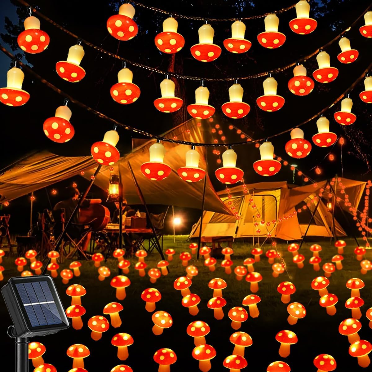 Solar Mushroom Lights Garden Lights for Outdoor Decor Cottagecore Decor ...