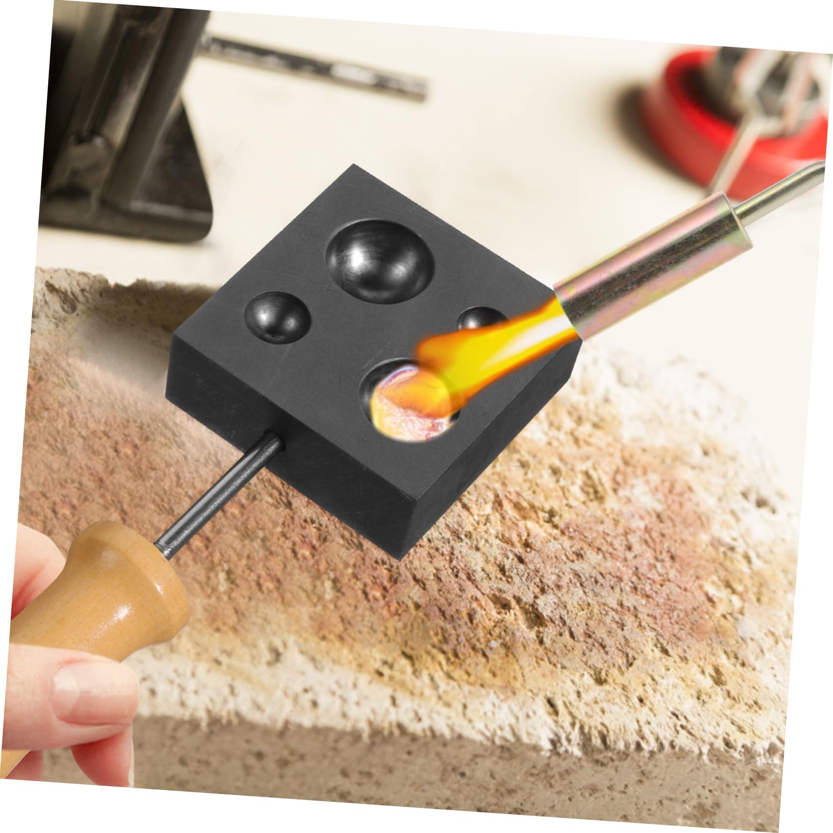 Lampworking Tools HEMOTON Graphite Casting Ingot Mold Glass Blowing ...