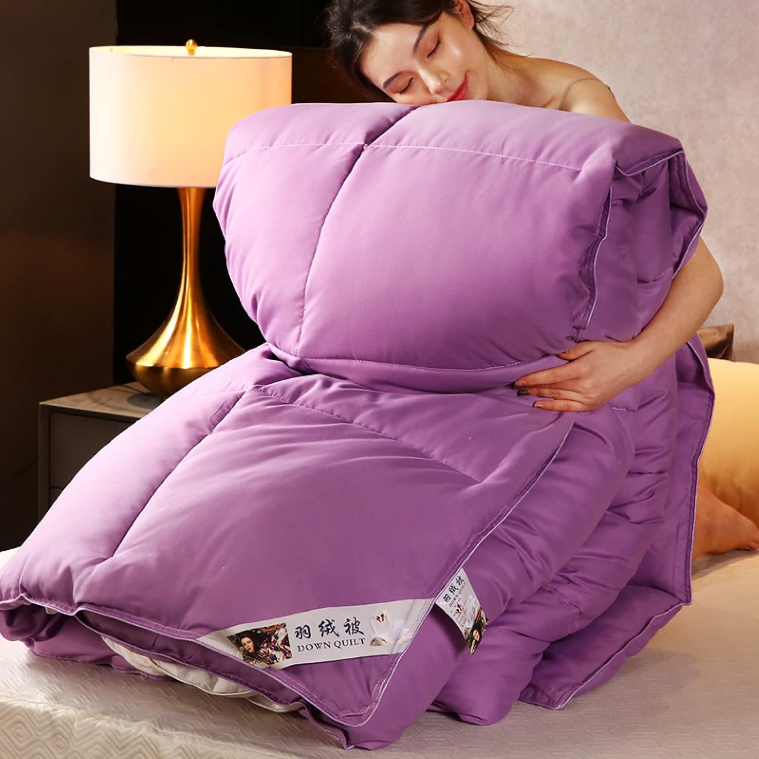 MNBVH King Size Summer Duvet 4.5 Tog-Summer Duvet Double-4.5 Tog ...