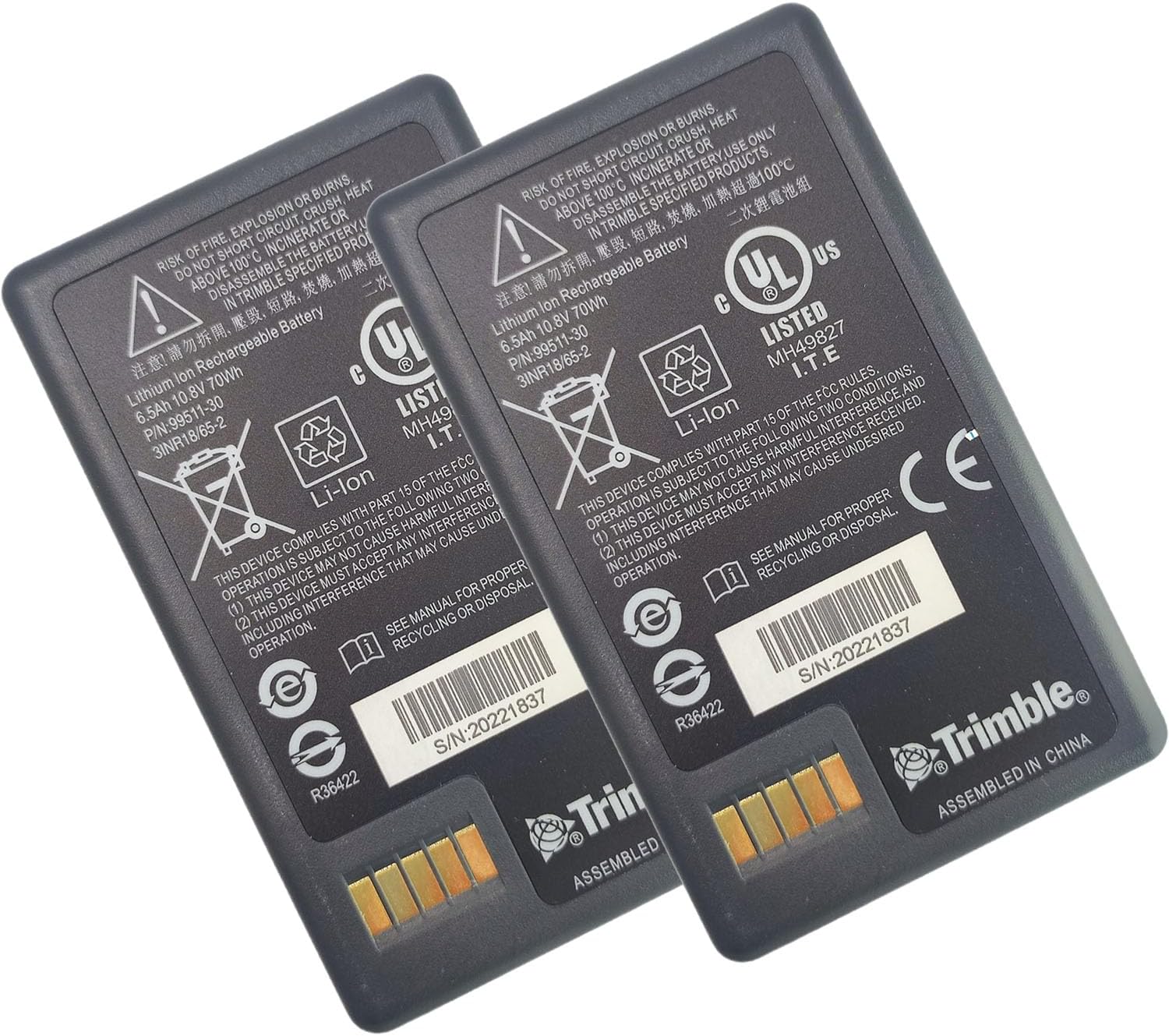 Amazon.com: Giobbiy (2-Pcs) 99511-30 10.8V 6500mAh 70Wh Lithium ...