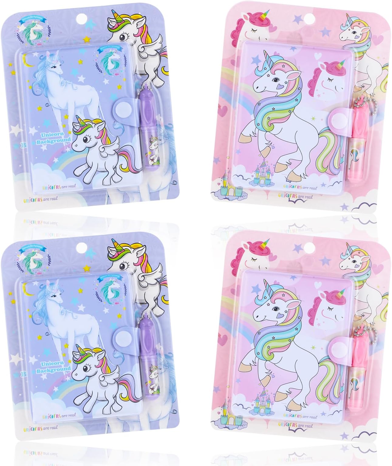 Amazon.com : JieyueJewelry 4 Pcs Mini Notebook with Pen, Kawaii ...