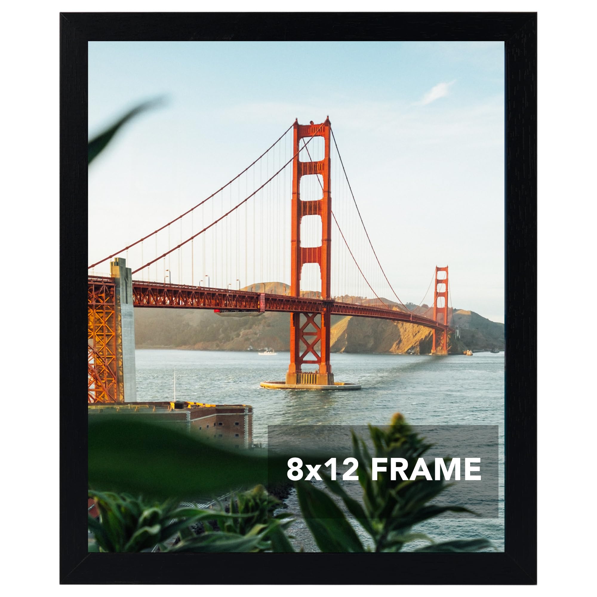 Amazon.com - OMISHE 8x12 Picture Frame Black for Wall Hanging or ...