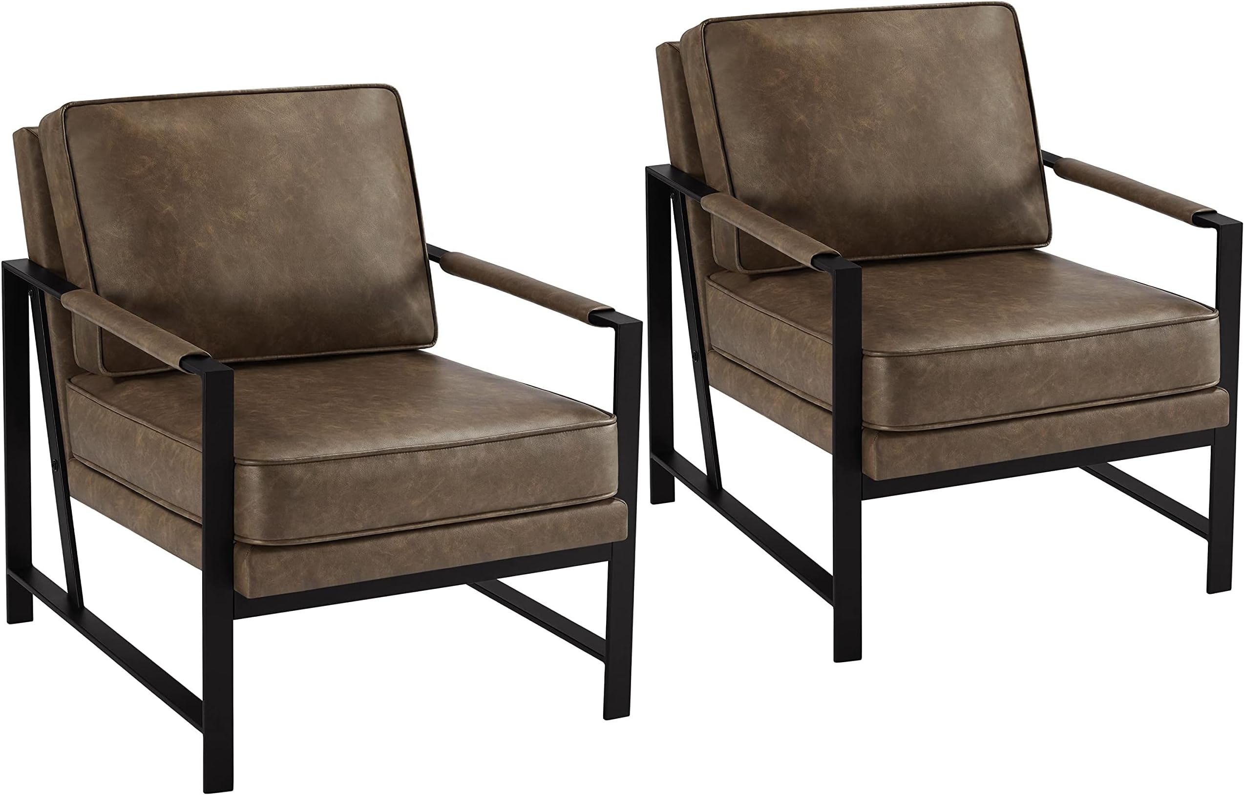 Yaheetech Fauteuil de Salon Moderne Fauteuil d'appoint Design avec ...