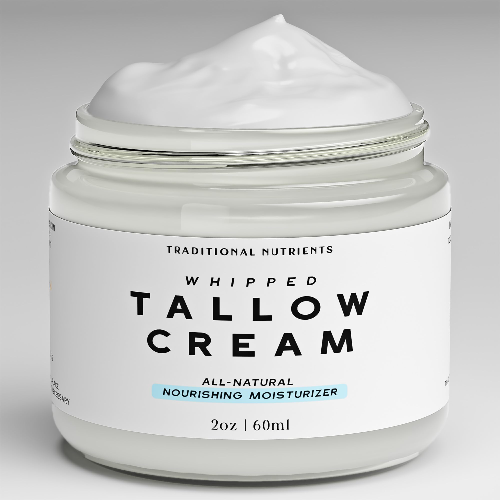 Amazon.com: TRADITIONAL NUTRIENTS Beef Tallow Cream for Skin Care ...