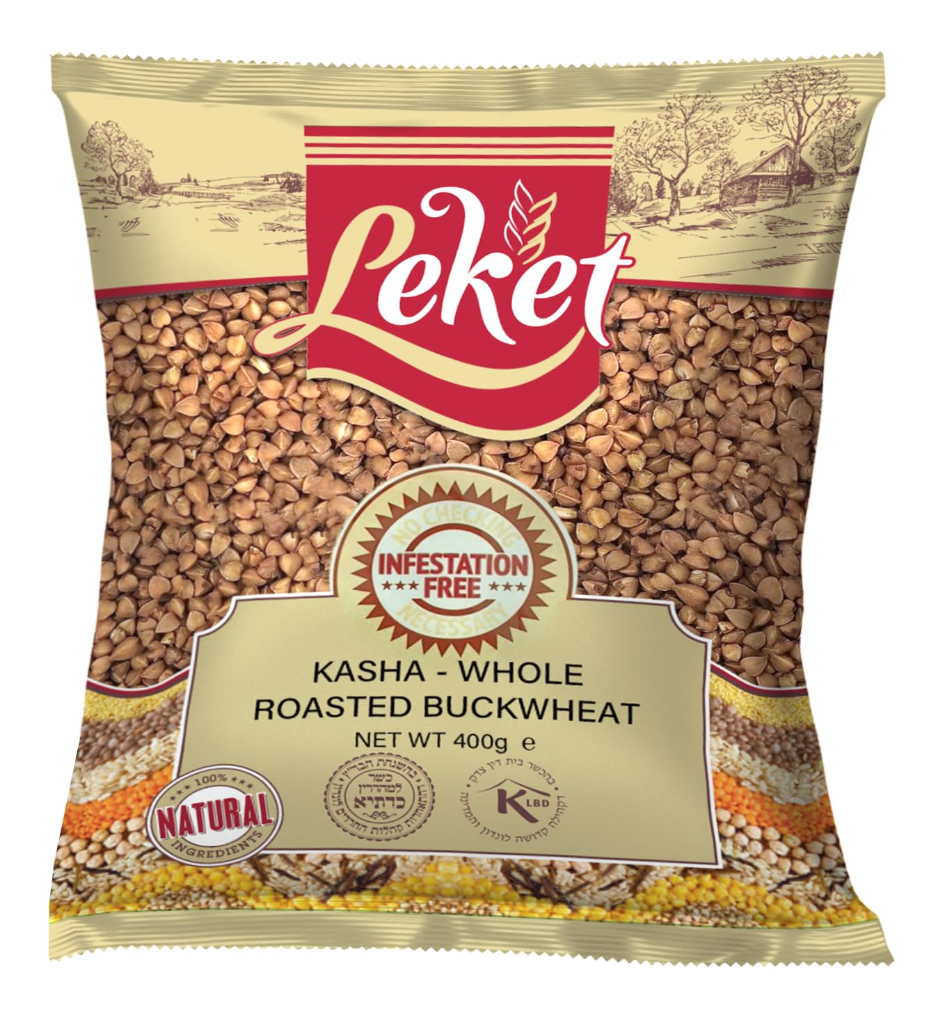 Leket Buckwheat 400g - Premium Quality, Wholesome Grain for Your ...
