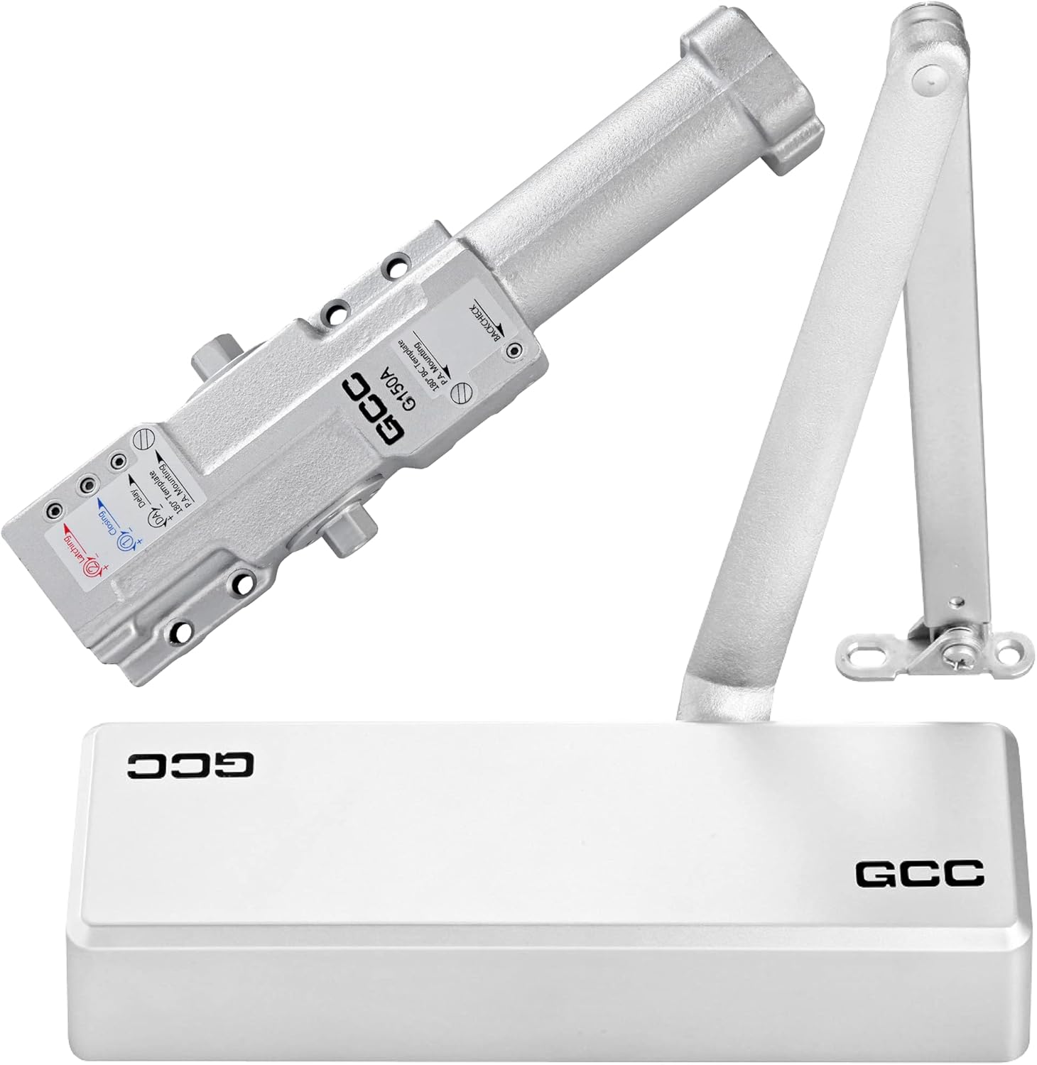 Hanway Heavy Duty Door Closer G150A - Rack & Pinion Automatic Door ...