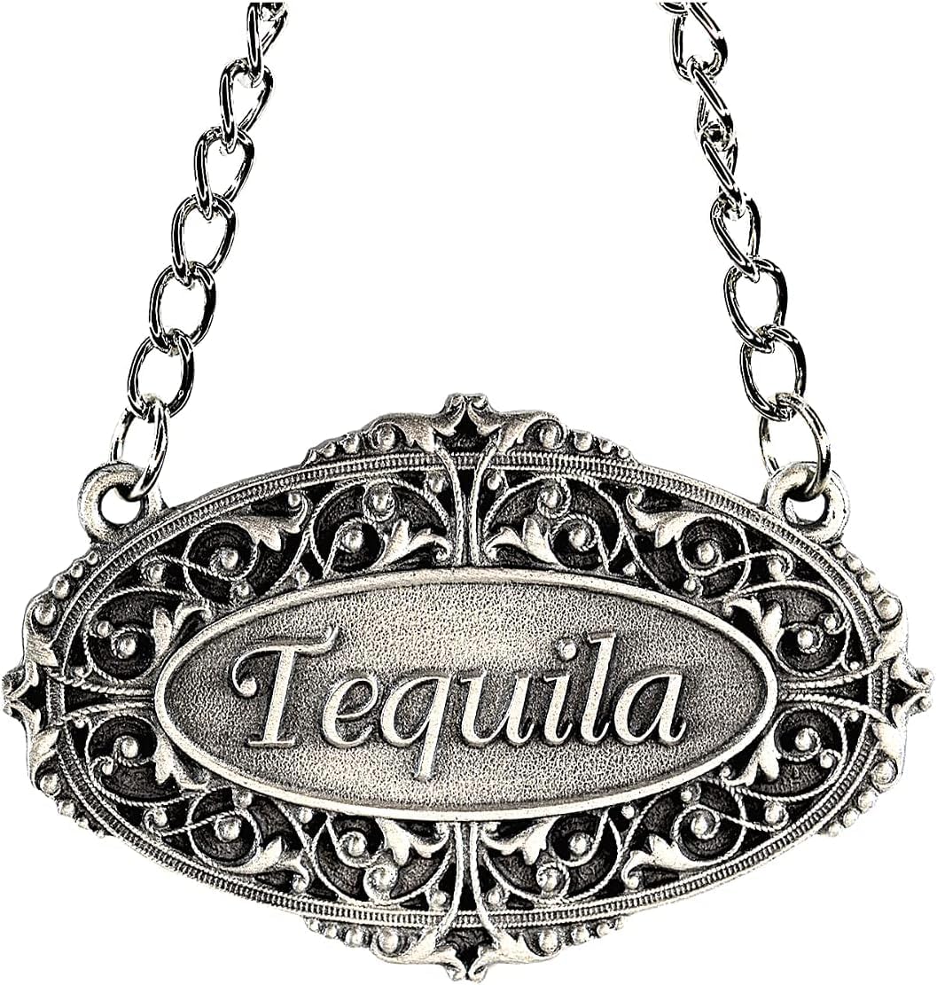 Amazon.com | Heritage Pewter Liquor Decanter Label Bundle – Tequila ...
