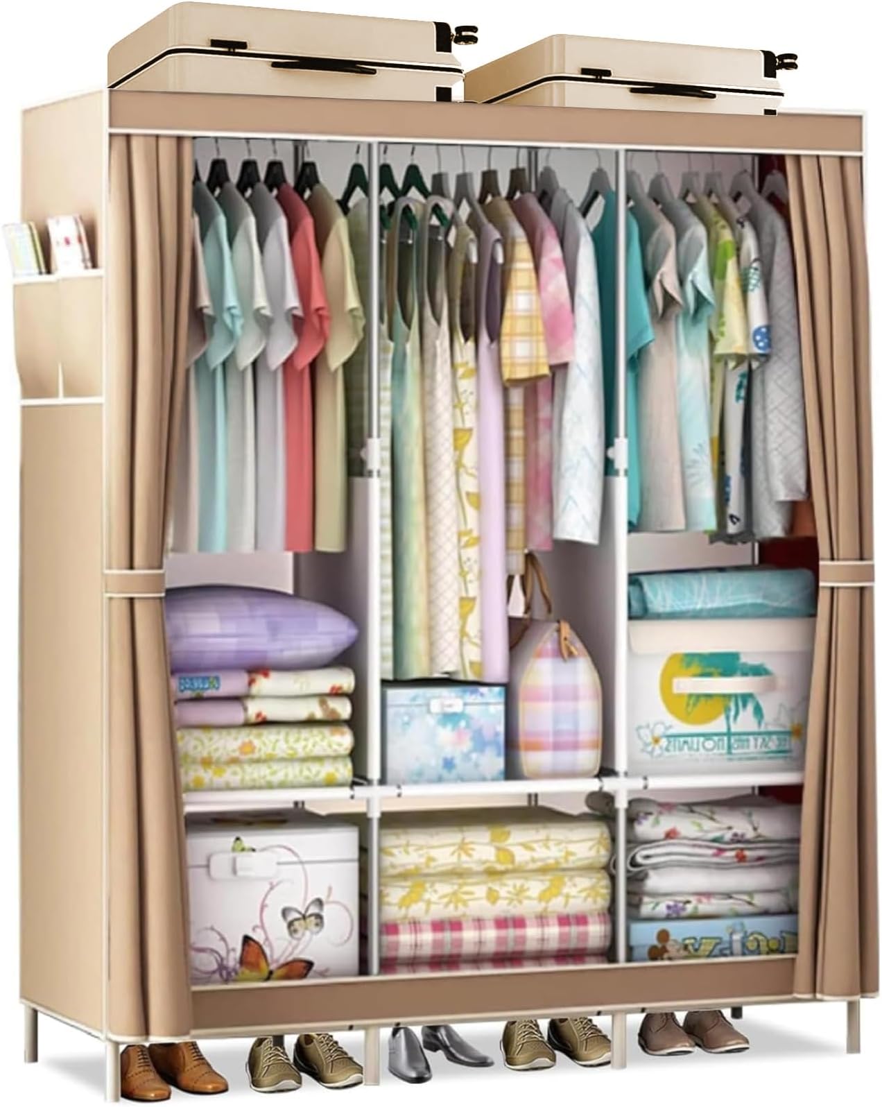 ECOCINARE Closet Organizador de Ropa Armario Minimalista, Armable y ...
