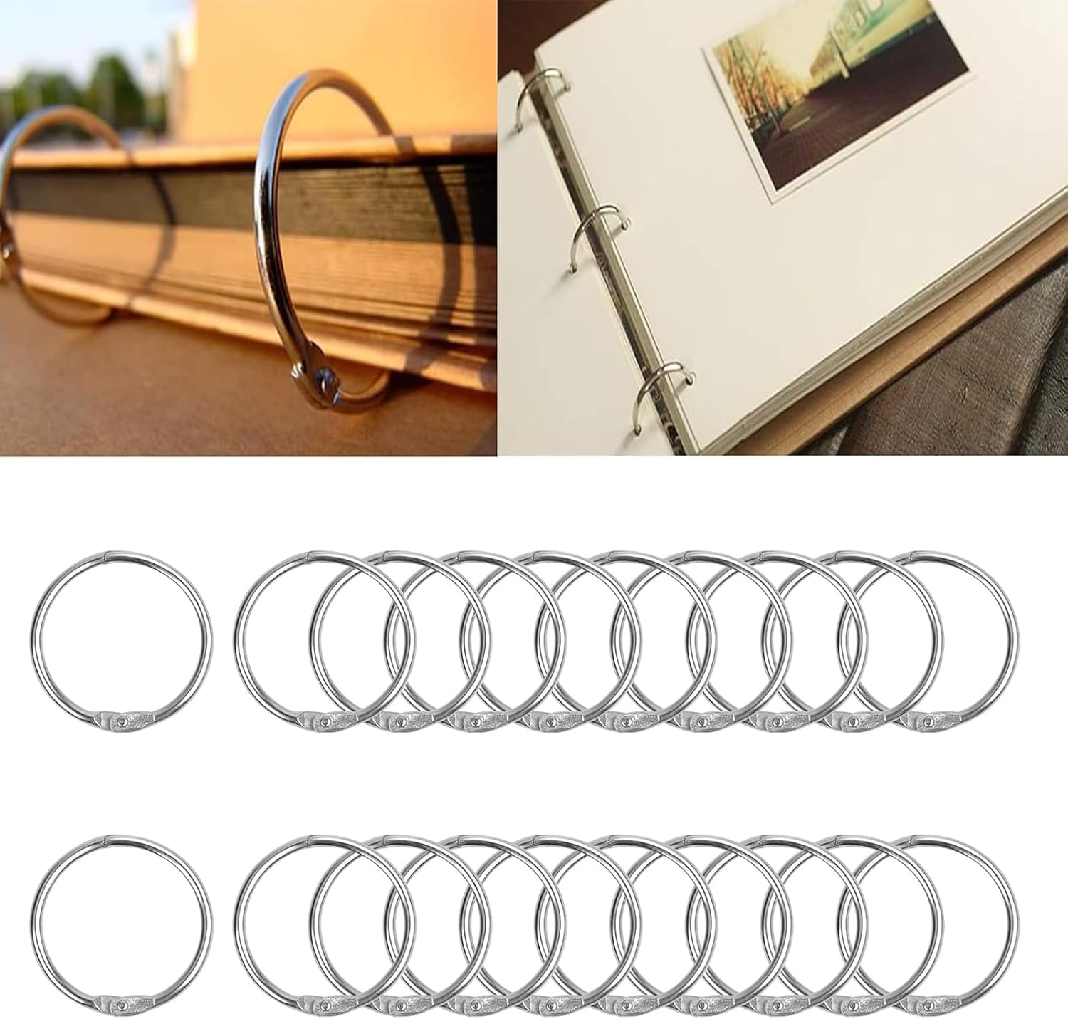 Buchringe, Binder Ringe 20-Teiliger Satz Von Buch Ringen,25mm Binder ...