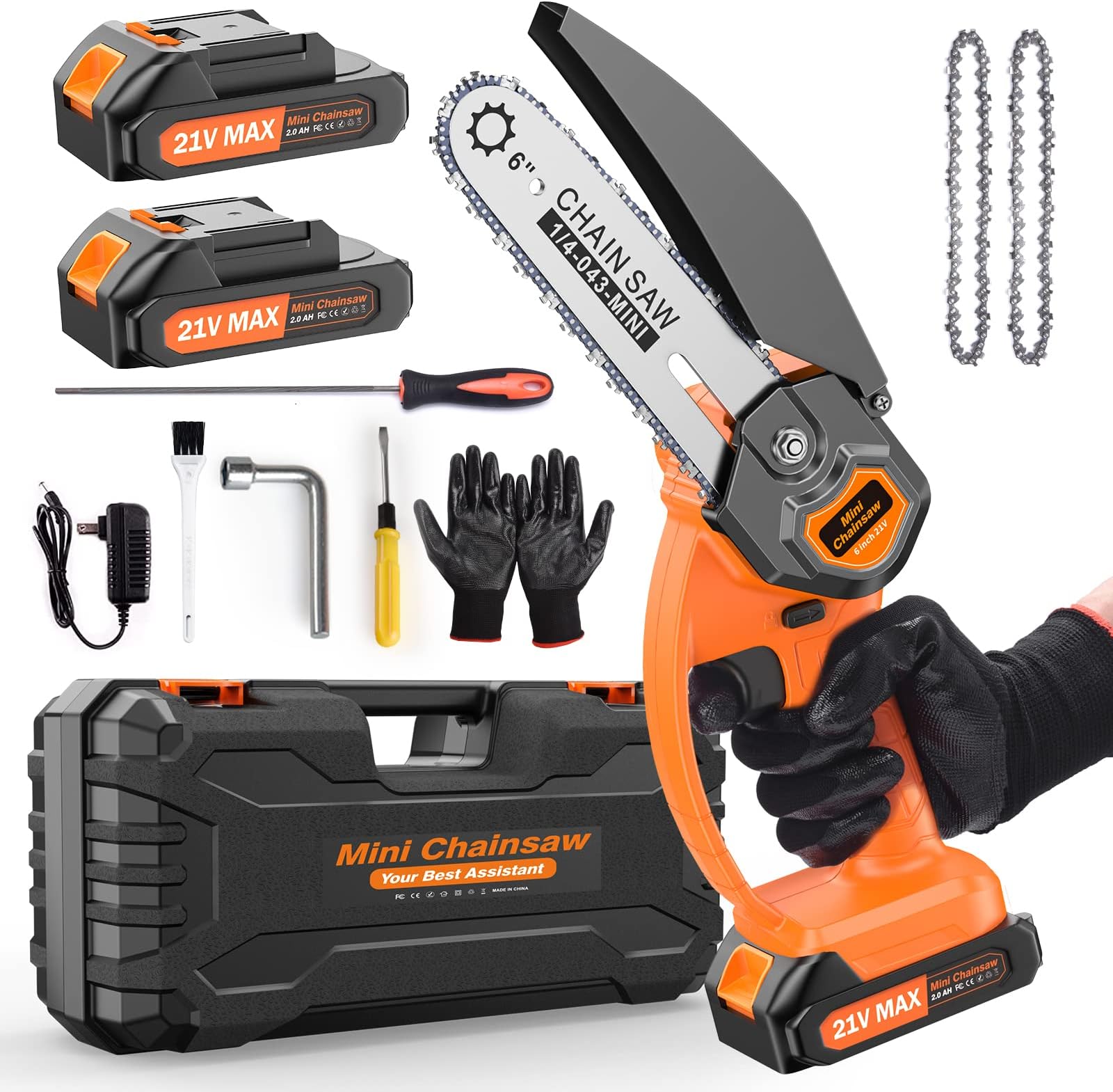 Amazon.com : Sun Joe 24V-X2-CS16-MAX 48-Volt IONMAX Cordless Chain Saw ...