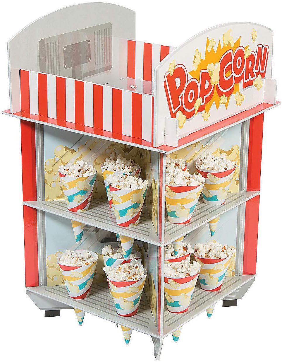 Amazon.com: Movie Party Treat and Popcorn Stand - 24 Cones Included ...