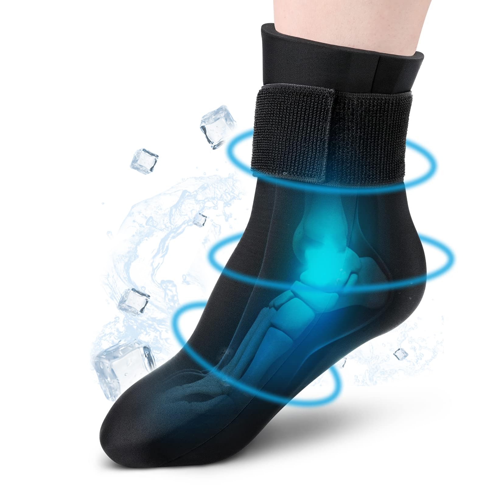Amazon.com: Gosemai Foot Ice Pack Wrap Ankle Cold Packs Cold Therapy ...