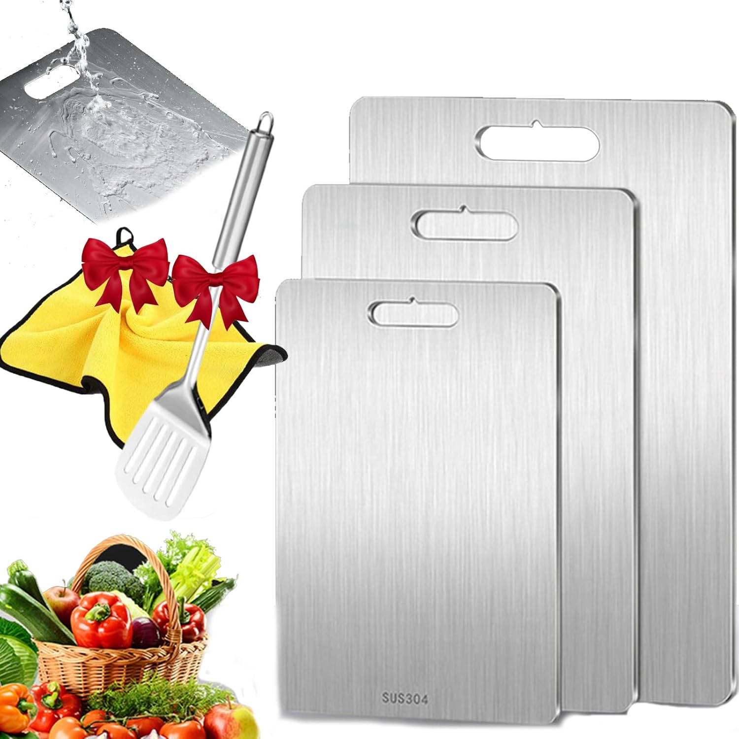 Amazon.com: Chopchop Titanium Cutting Board, Chop Chop Titanium Pro Cutting Board for Kitchen ...