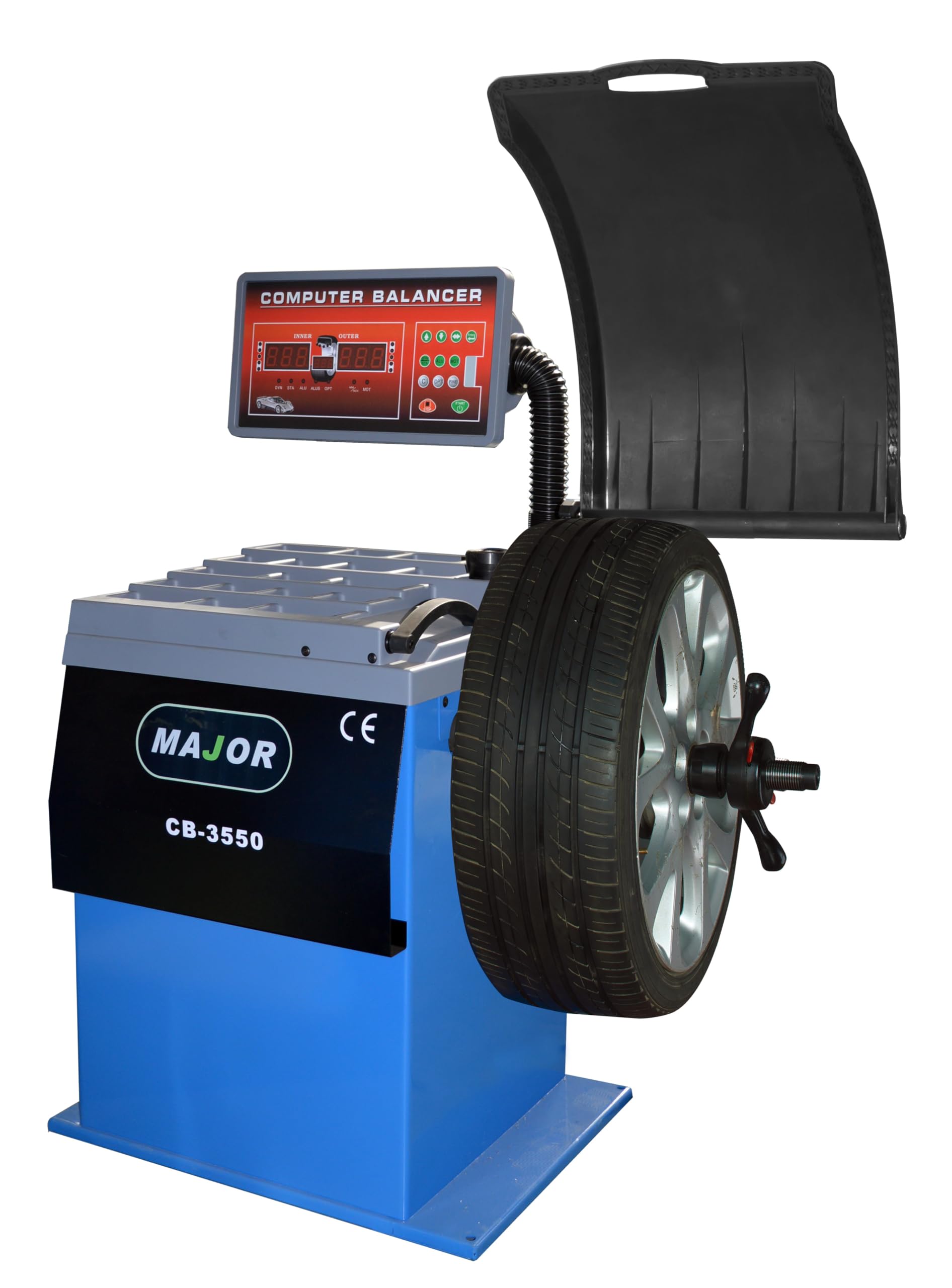 Wheel Balancer CB-3550 | Wheel Balancing Machine | 10-30" Rim Size | 8 ...