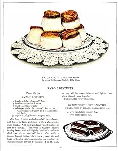 Amazon.com: Ryzon Baking Book 1917 Biscuits (Scones) Poster Print (24 x ...