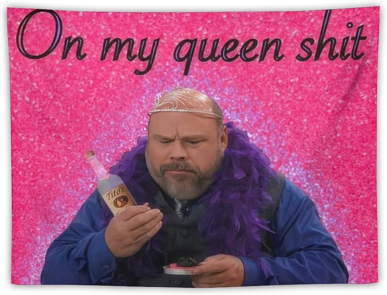 Amazon.com: BionZax Bertram On My Queen Shit Tapestry for Bedroom ...