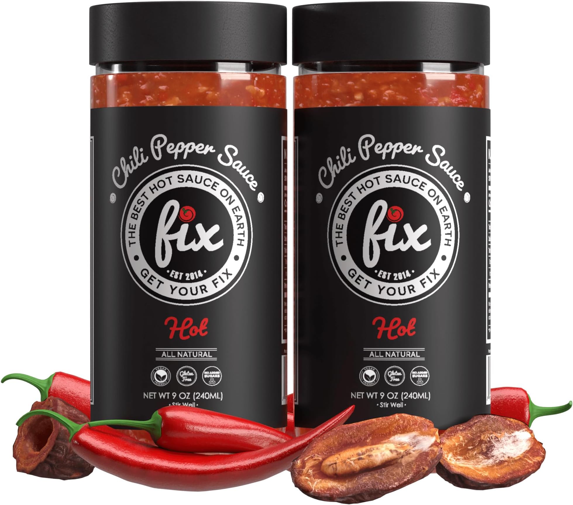 Amazon.com : Fix Hot Sauce, Hot Chili Pepper Sauce - Gourmet Chili ...
