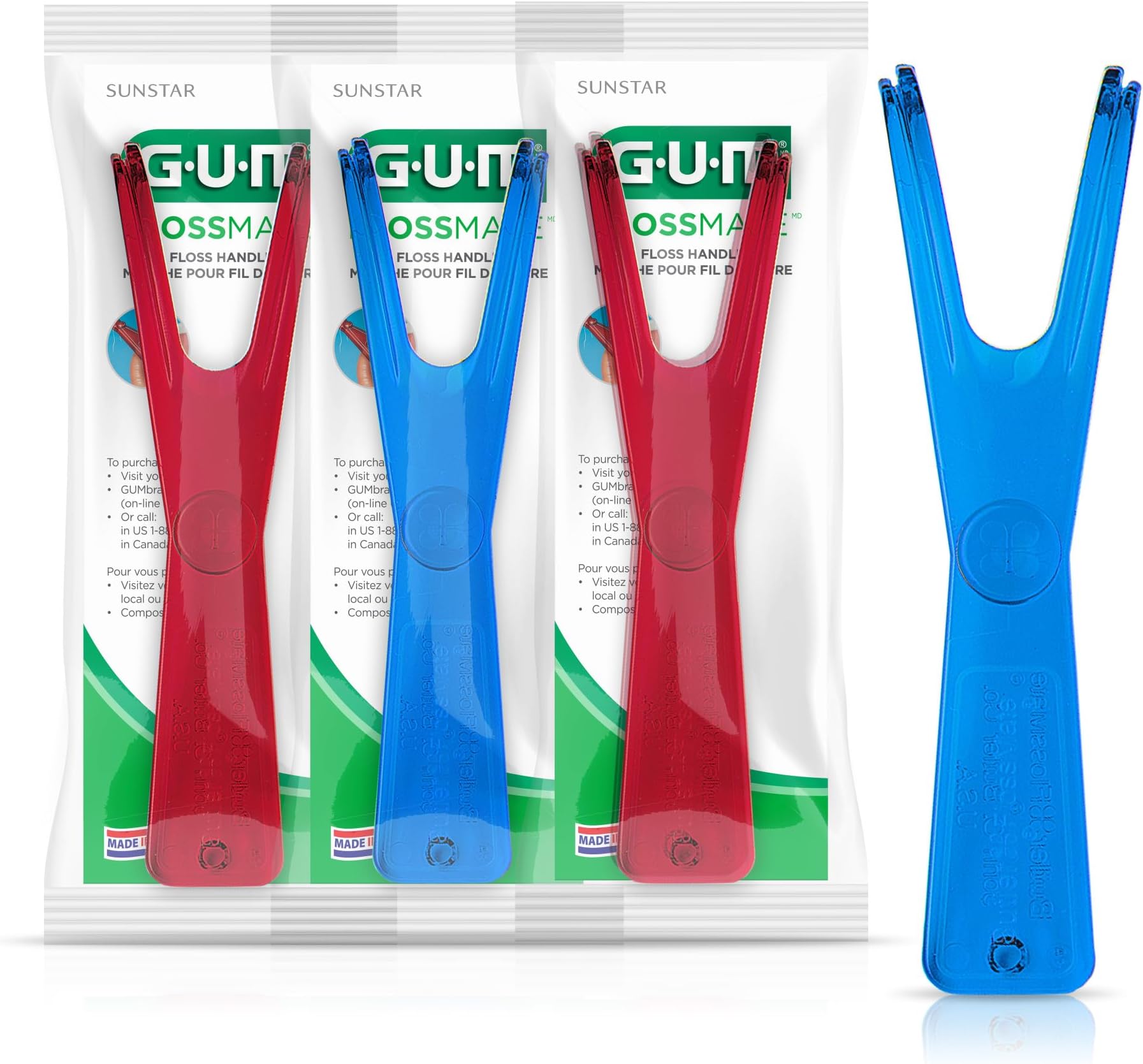 Amazon.com: Flossaid Dental Floss Holder-Single Handle : Health & Household