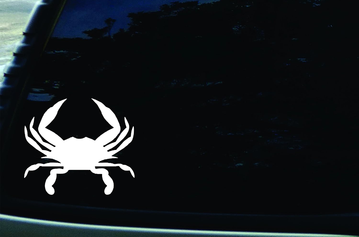 Amazon.com: 5" X 4.5" Crab Vinyl Die Cut Decal for Your Car, Truck ...
