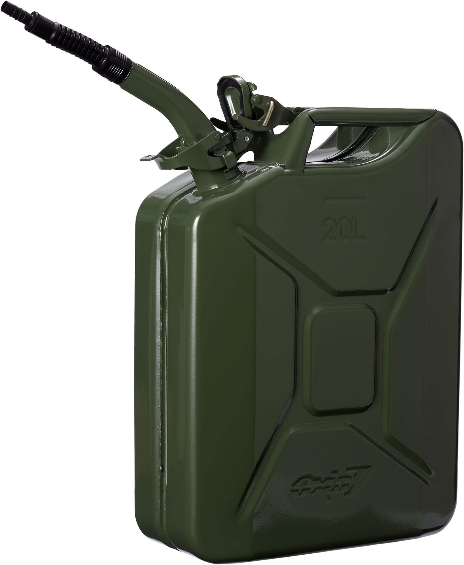 Amazon.fr : Oxid7® Bidon à carburant 20 litres en métal olive incl. bec ...