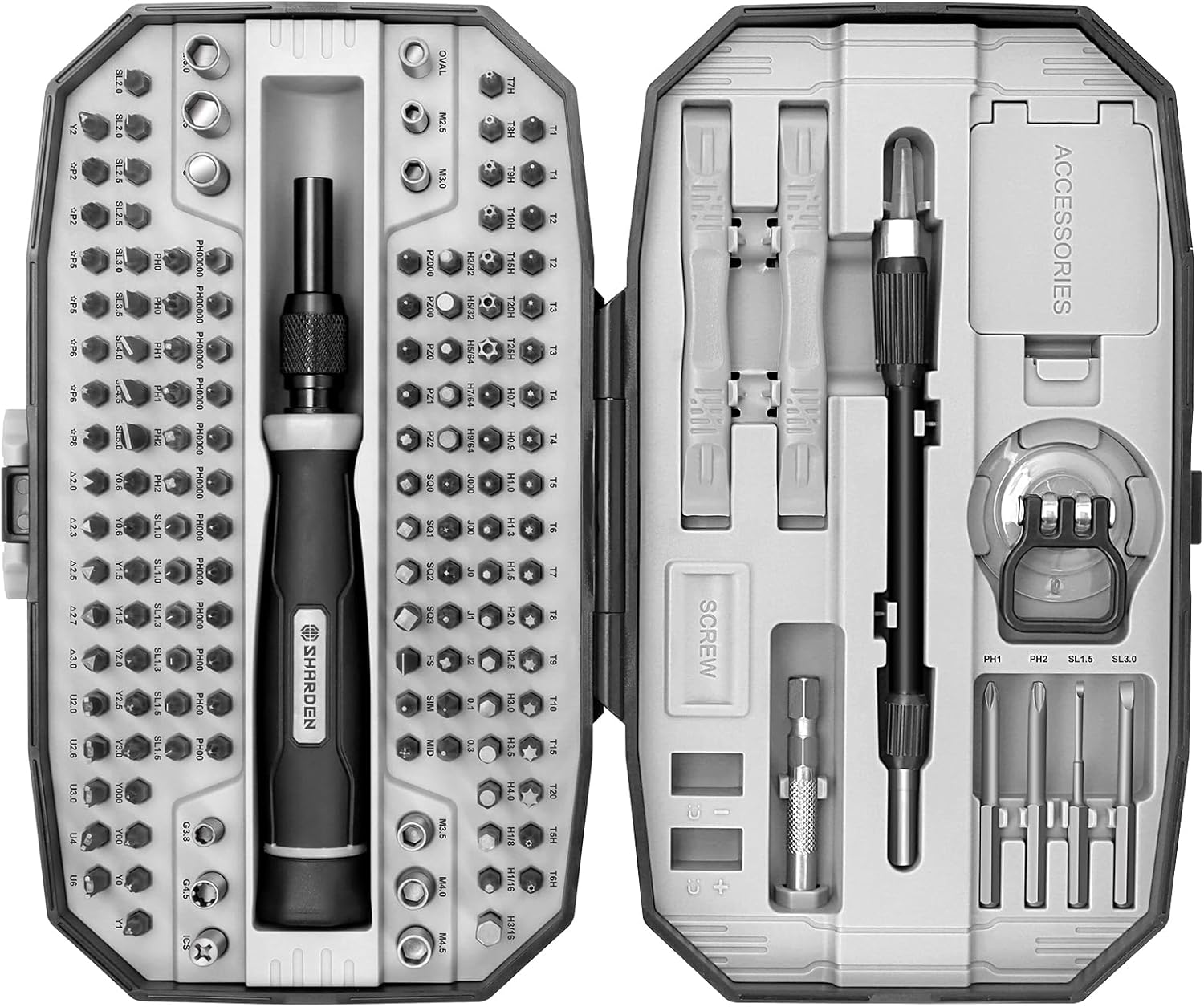 Amazon.com: SHARDEN 153 in 1 Precision Screwdriver Set Computer Tool ...