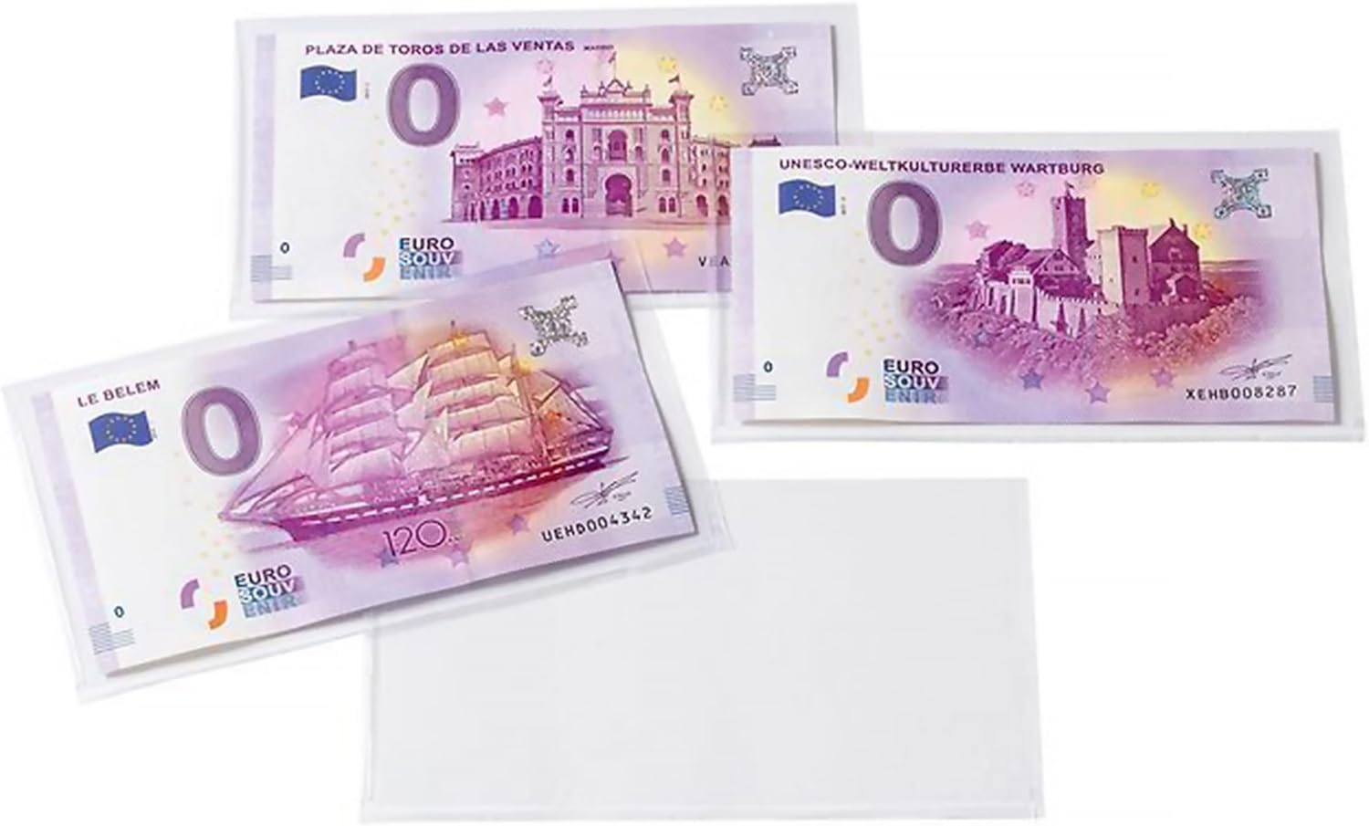 Amazon.com: Lighthouse - Clear Top-Loading Currency Sleeve for ...