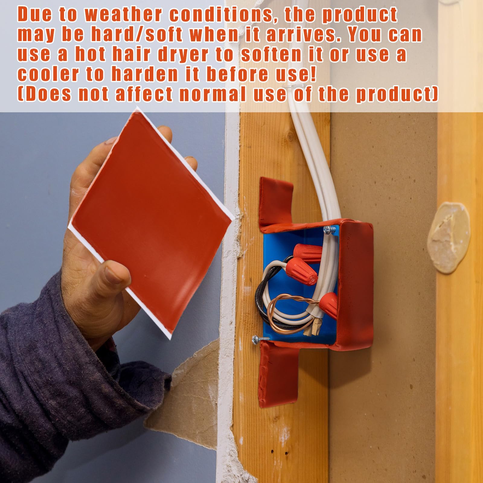 Snapklik.com : Amylove 80 Pcs Fire Putty Electrical Putty Pads ...