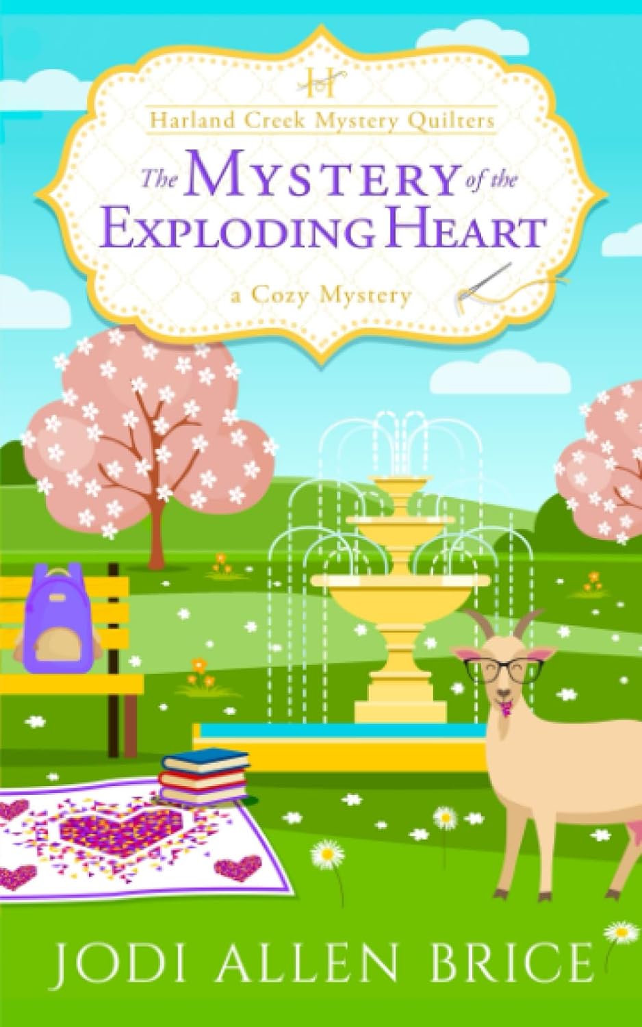 Amazon.com: The Mystery of the Exploding Heart: Harland Creek Mystery Quilters: 9781959535409 ...