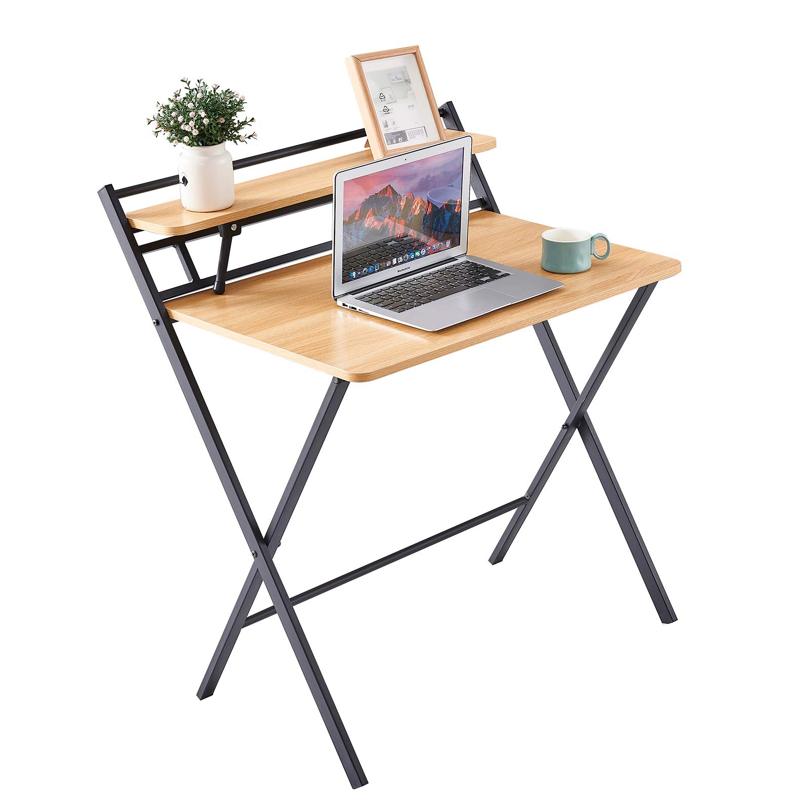 Folding Computer Desk For Home Office Gaming Workstation Pc Laptop ...