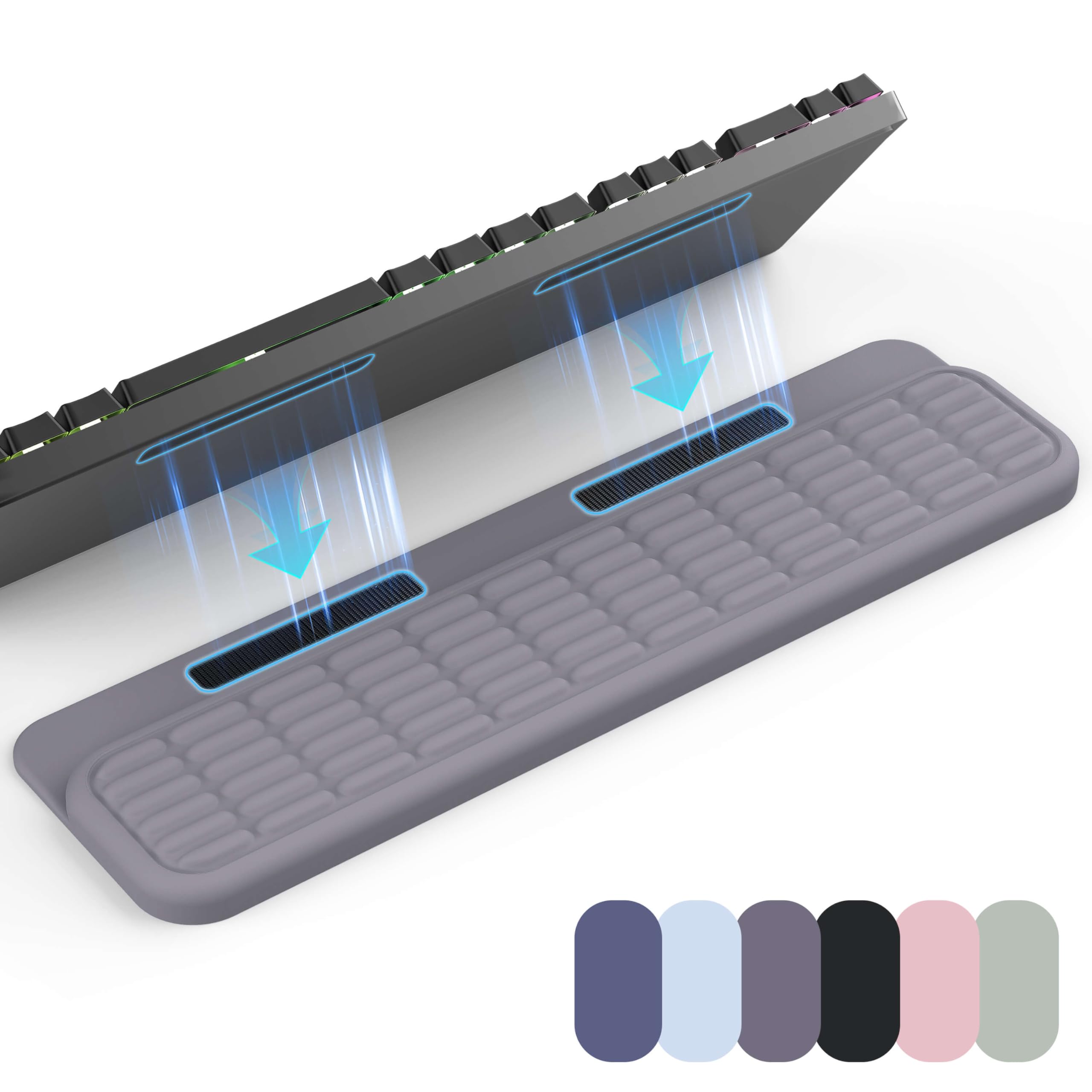 Snapklik.com : Mekass Keyboard-Wrist-Rest-with-Stickers, Ergonomic Hand ...