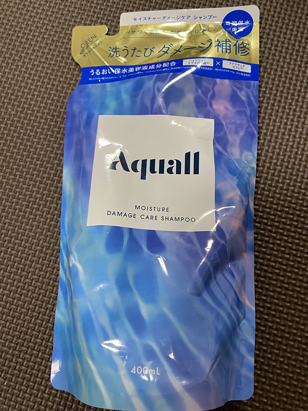 Amazon | Aquall (アクオル) シャンプー 詰め替え 【モイスチャーダメージケア】 シャンプー詰め替え 400mL (リリーベル ...