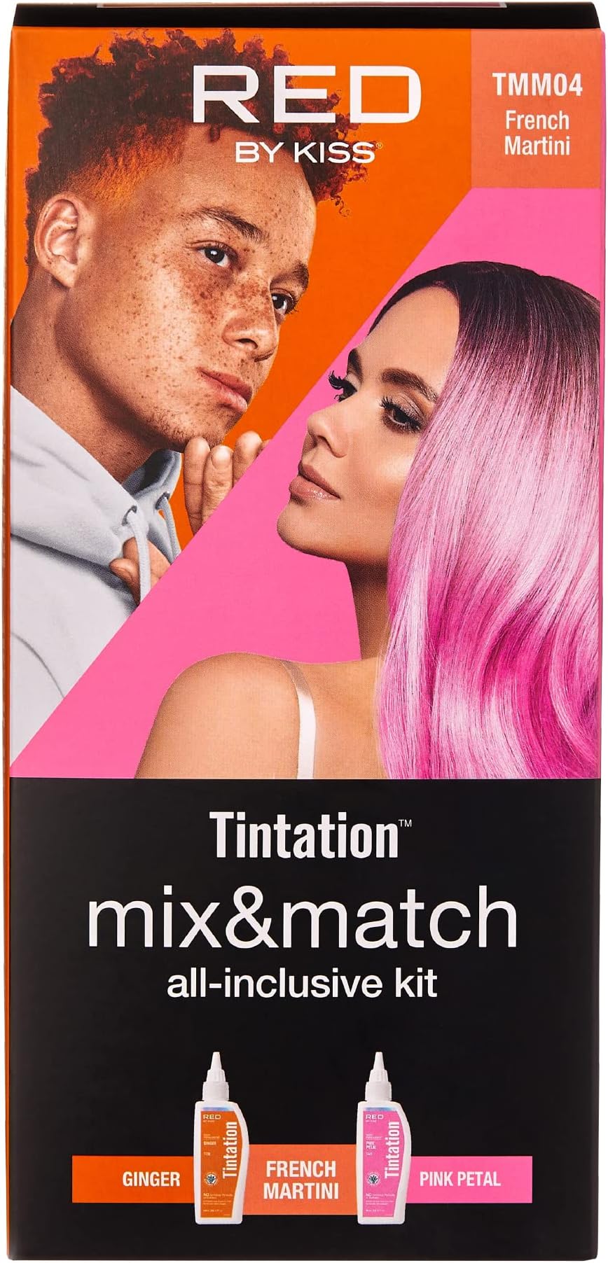 Amazon.com : RED by Kiss Hair Color Kit - Mix & Match Hair Dye with ...