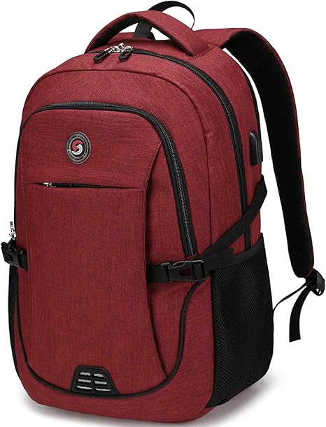 Amazon.com: SHRRADOO Anti Theft Laptop Backpack Travel Backpacks ...
