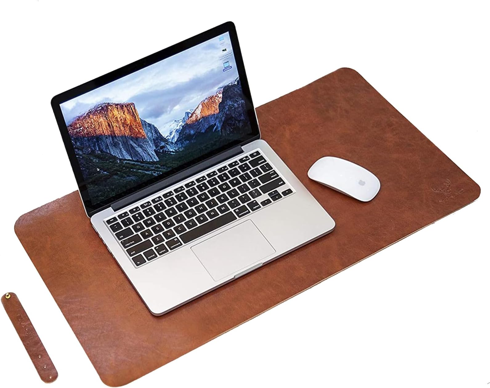 Amazon.com: Yikda Leather Mouse pad Desk mat, Microfiber Leather Desk ...