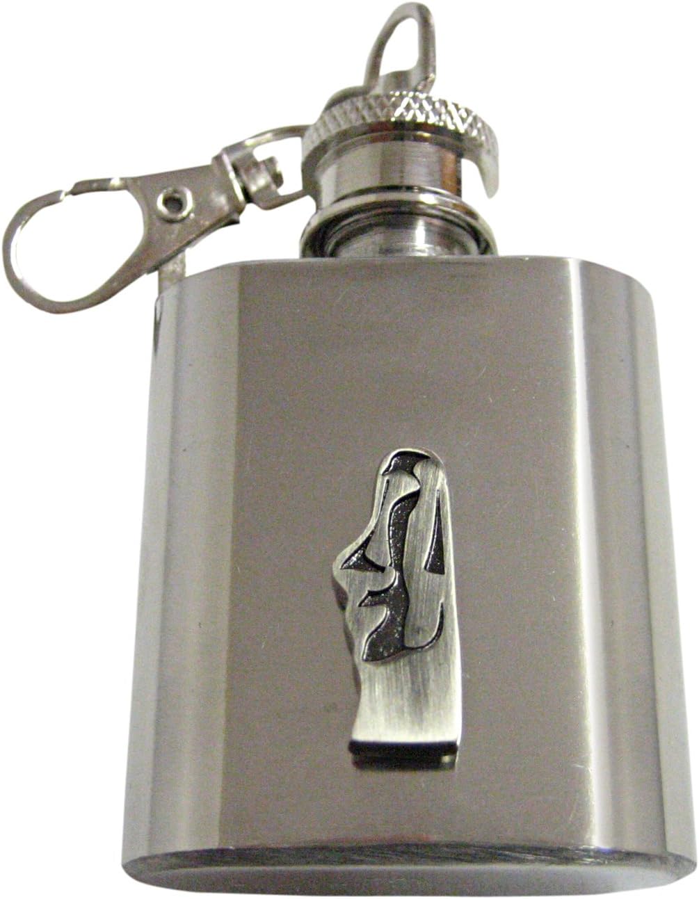 Amazon.com: Kiola Designs Easter Island Statue 1 Oz. Stainless Steel ...