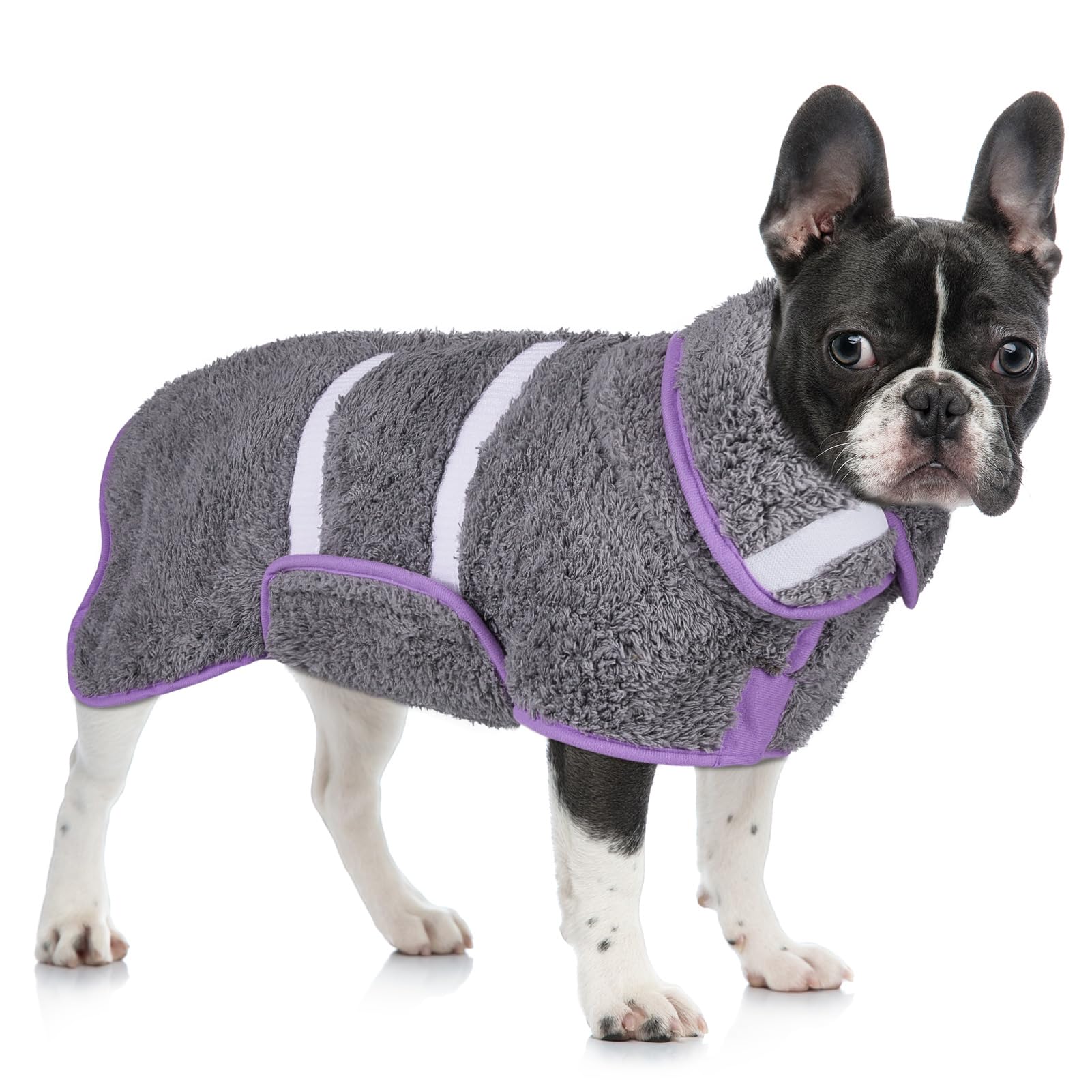 Amazon.com : Dog Bathrobe Super Absorbent Dog Towels for Drying Dogs ...