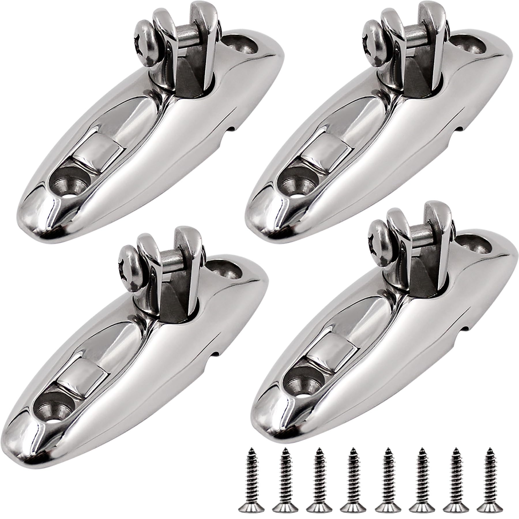 Amazon.com: SHENGHUISS Quick Release Bimini Top Swivel Hinge 316 ...