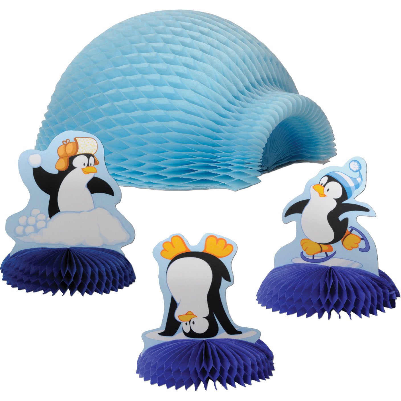 Amazon.com: Penguin Tabletop Igloo Display 4-Piece Set : Toys & Games