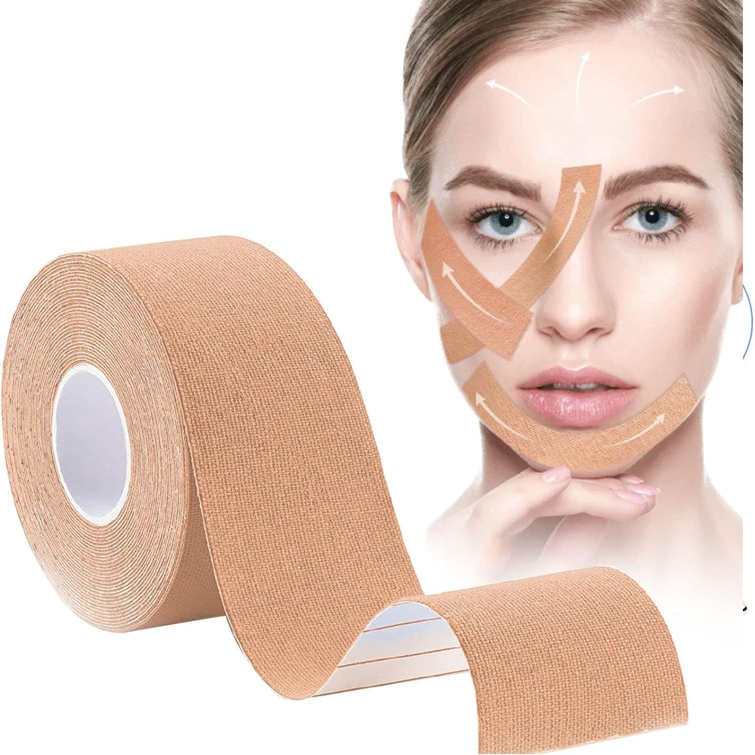 Buy Face Lifting Tape, Myofascial Facial Tightening Tape, Anti-Wrinkle ...
